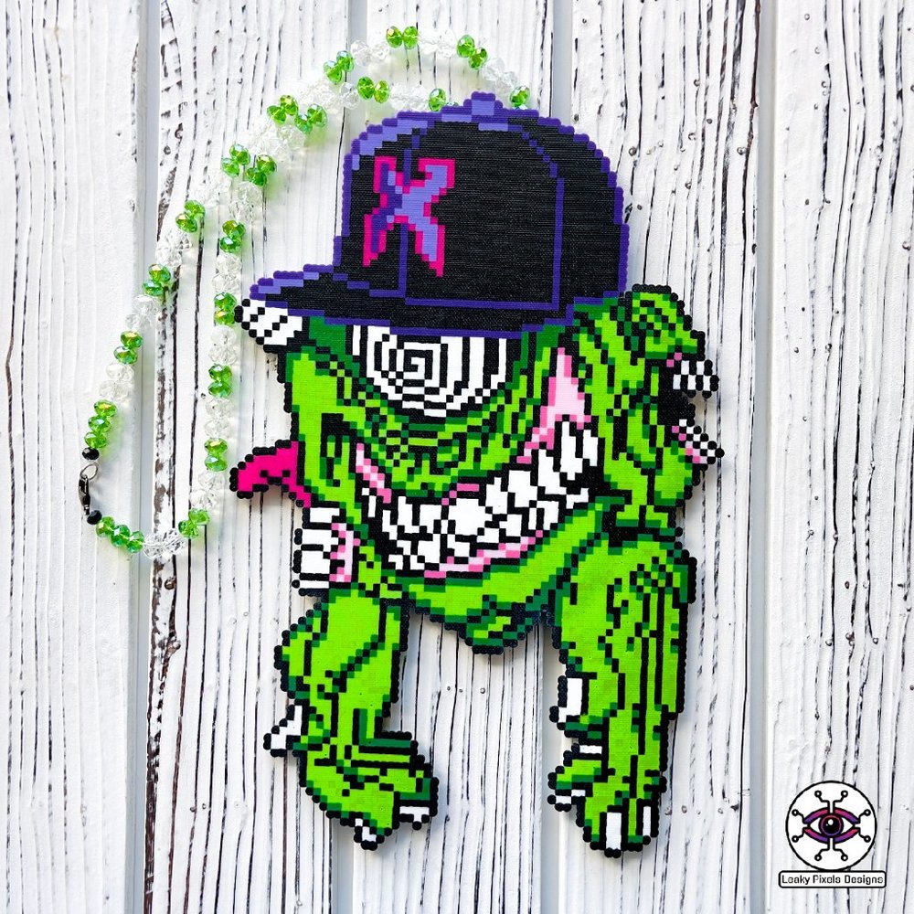 Excision Cyclops Perler Necklace - Gem